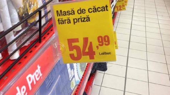 POZA ZILEI: Masă de "căcat" | Stiri non-stop pentru timisorenii de ...